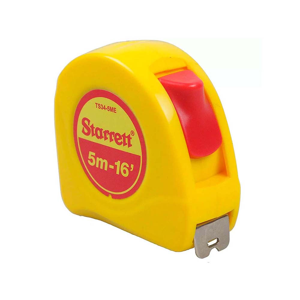 Trena de Bolso 5 Metros KTS34-5ME-S Starret Amarelo - J Nakao